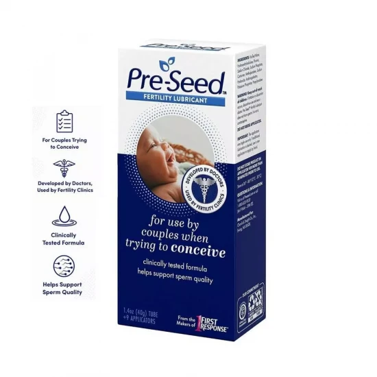 Pre-Seed Fertility Lubricant, For Use by Couples Trying to Conceive