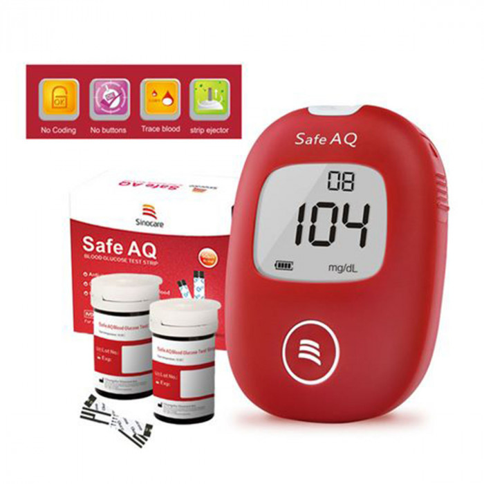 Sinocare Safe AQ Smart Blood Glucose Monitor - ePharma