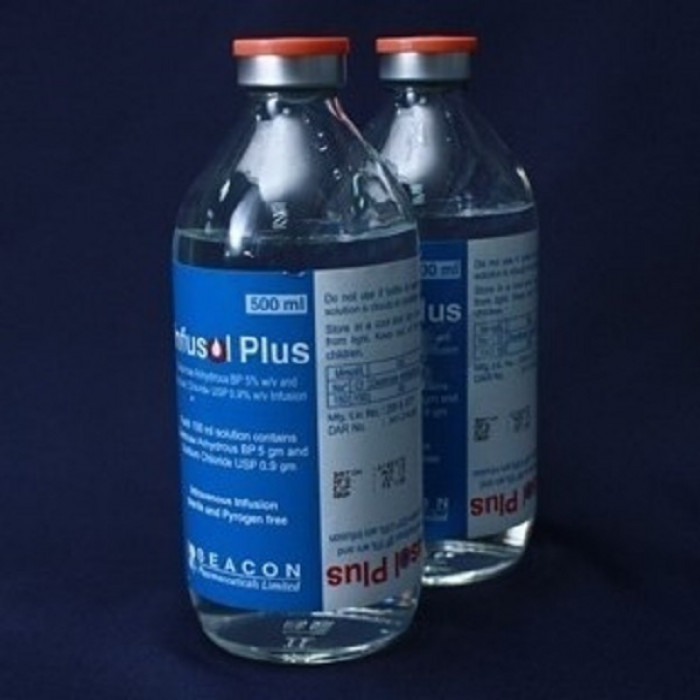 Infusol Plus Infusion | 5%+0.9% | Intravenous | Pyrogen Free | ePharma