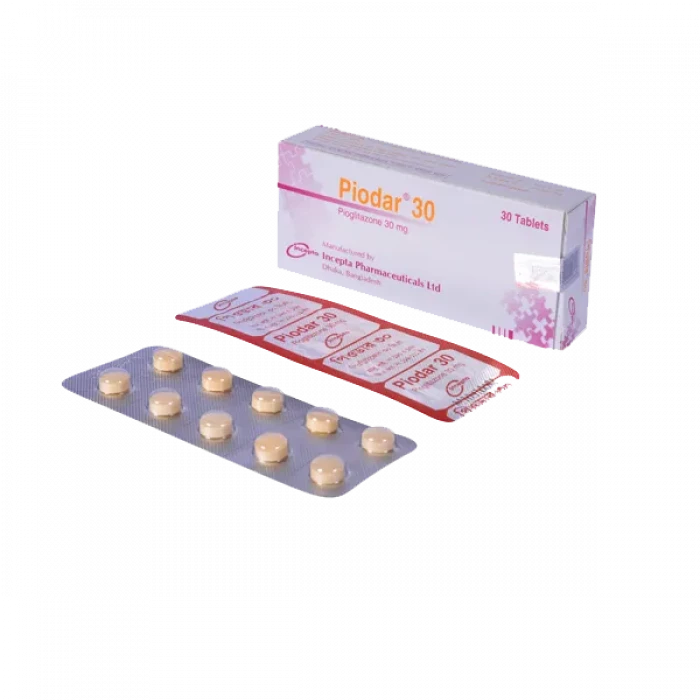 Piodar 30mg Tablet | Pioglitazone | Type 2 Diabetes | Medicine | ePharma